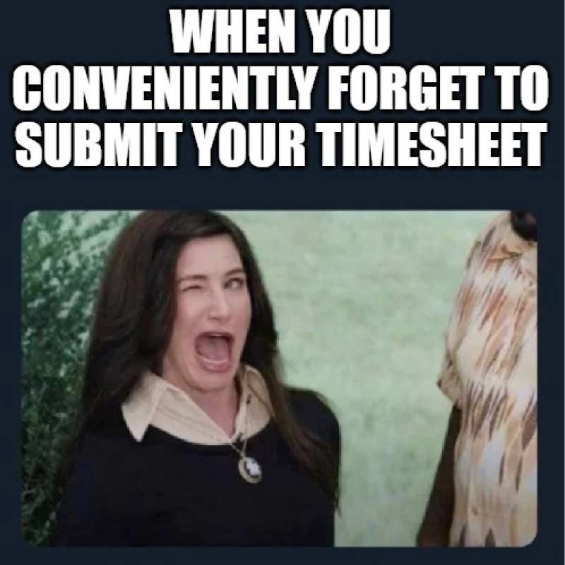 Timesheet Meme